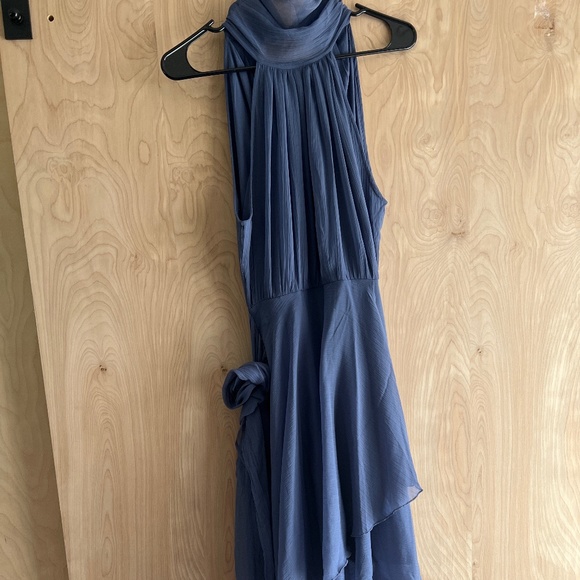 ASOS | Dresses | Asos Design High Neck Flowy Mini Dress | Poshmark